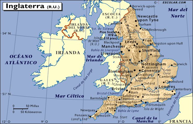 Datos de Inglaterra - Escuelapedia - Recursos Educativos